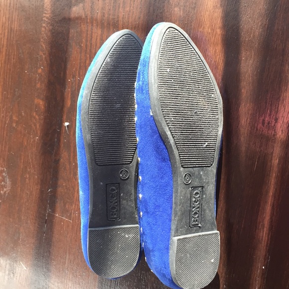 BONGO | Shoes | Bongo Flats Cobalt Blue With Gold Details | Poshmark